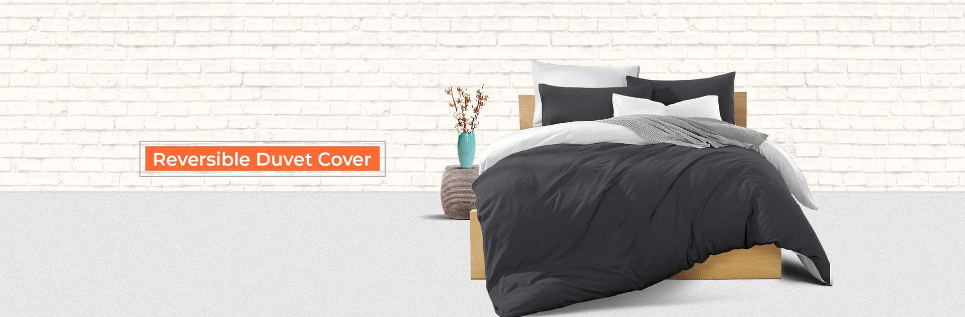 Reversible Duvet Cover - King, Queen Sizes — comfortbeddings-usa