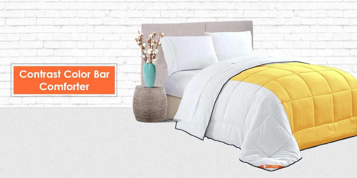 Warm Fluffy Contrast Comforter in Any Size — comfortbeddings-usa